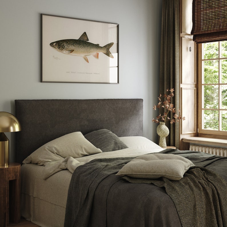 Freshwater Fish Wall Print Set Lake Home Decor Printable Wall Art Man ...