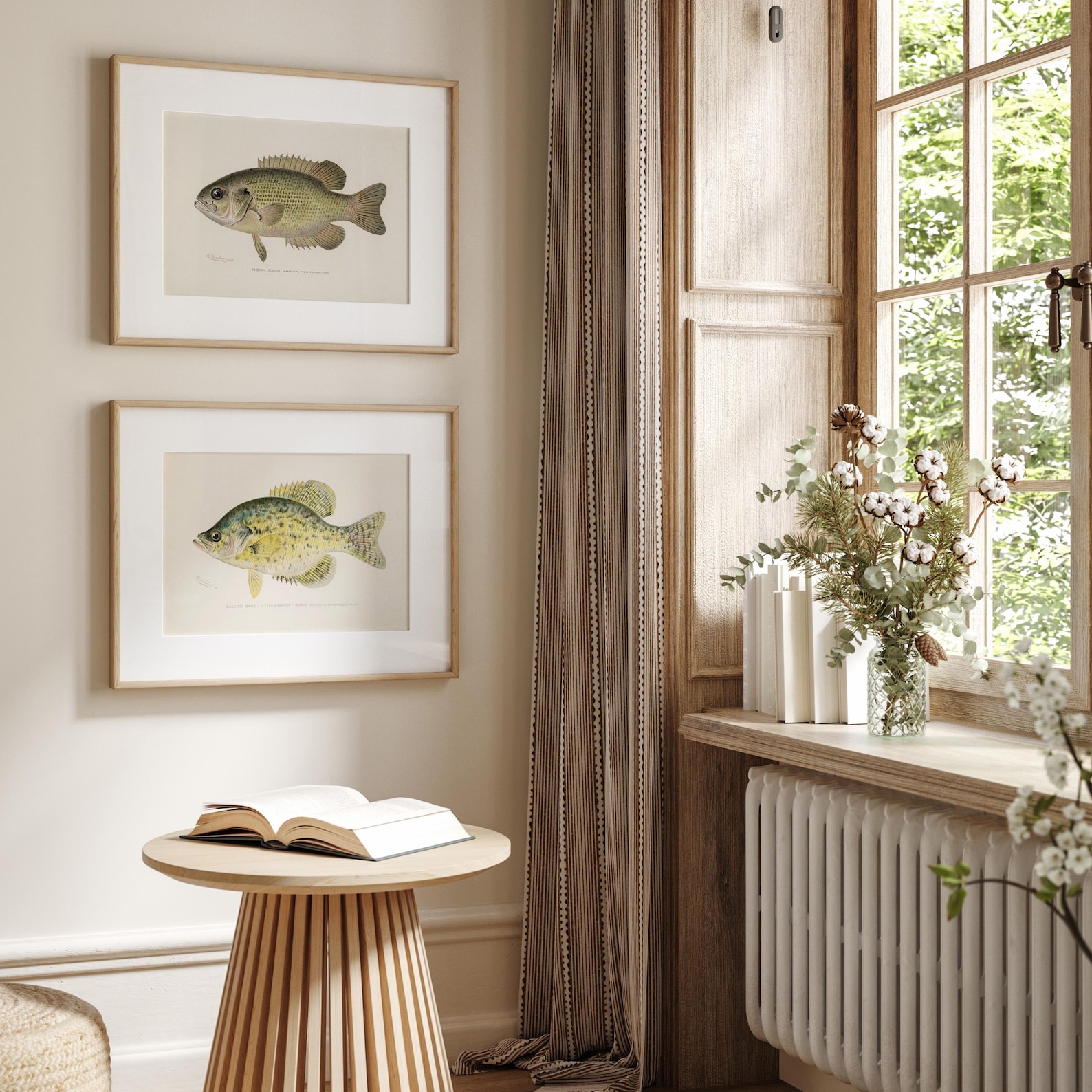 Freshwater Fish Wall Print Set Lake Home Decor Printable Wall Art Man ...