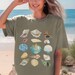 Seashell Comfort Colors Summer Shirt,sea Shell Summer Beach Vacation T ...