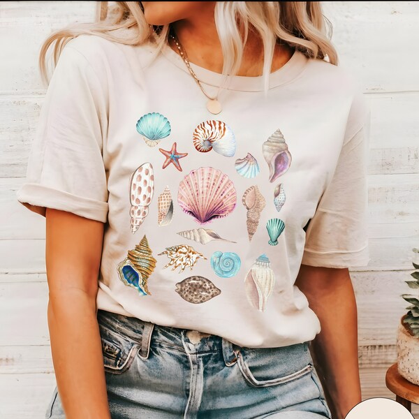 Womens Sea Shell Shirt - Etsy