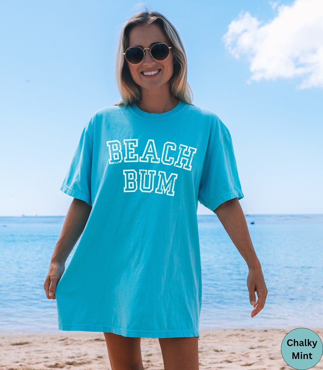 Beach Bum Summer Beach Vacation Comfort Colors Shirt,trendy Beachbum ...