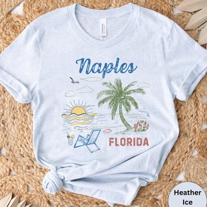 Naples Florida Vintage Shirt, Florida Summer Beach Vacation Shirt ...