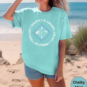 Sarasota Siesta Key Lido Key Longboat Key Comfort Colors Summer Beach ...