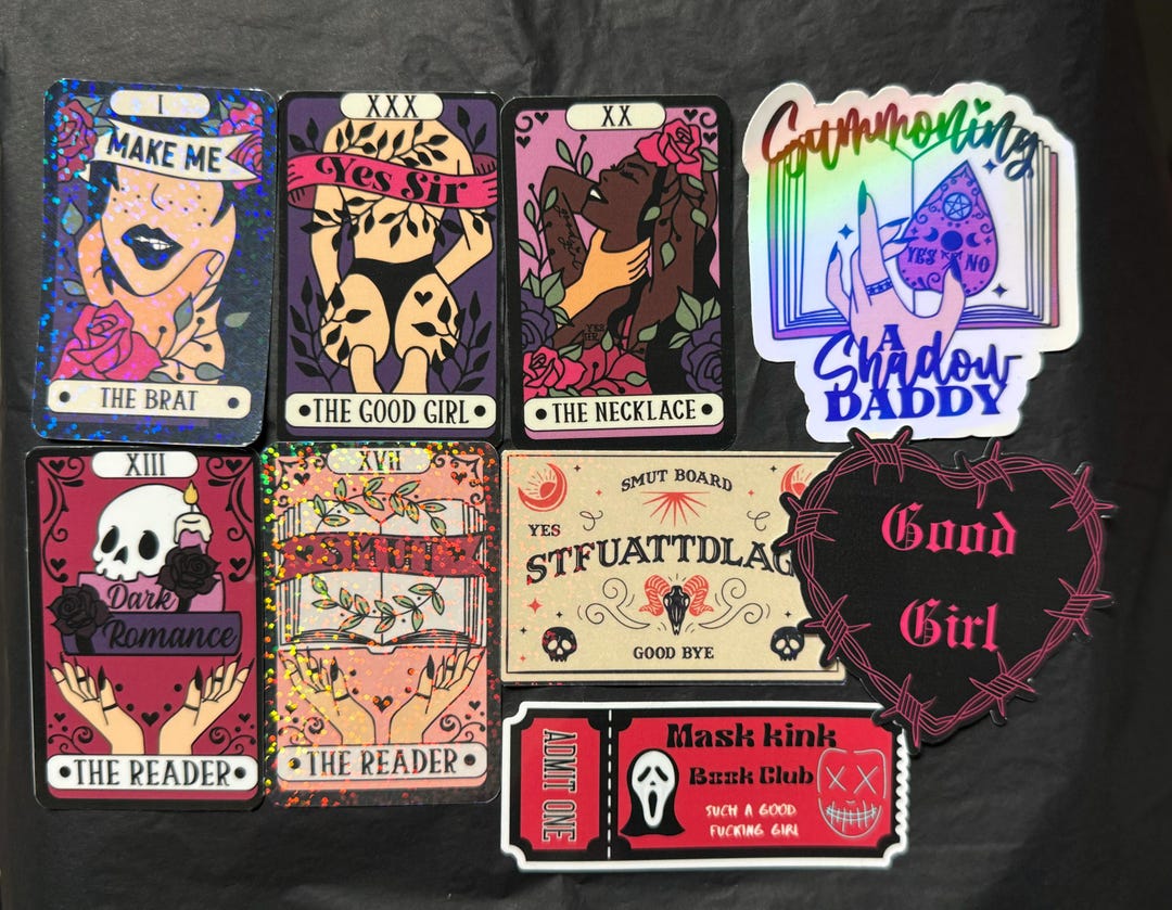 Smut/dark Romance Stickers - Etsy