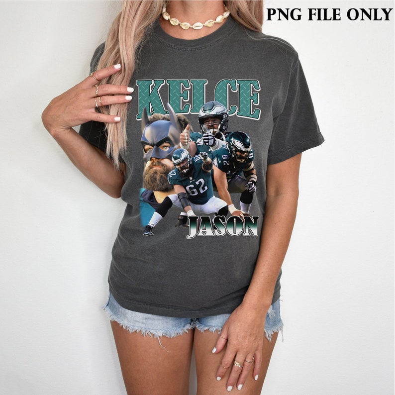Jason Kelce PNG File for Shirt Printing Phila Eagles Football Fan ...