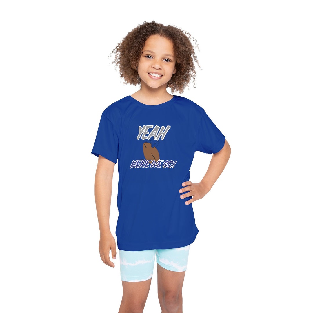 Yeah Here We Go kids Sports Jersey AOP Sk 537563653g - Etsy