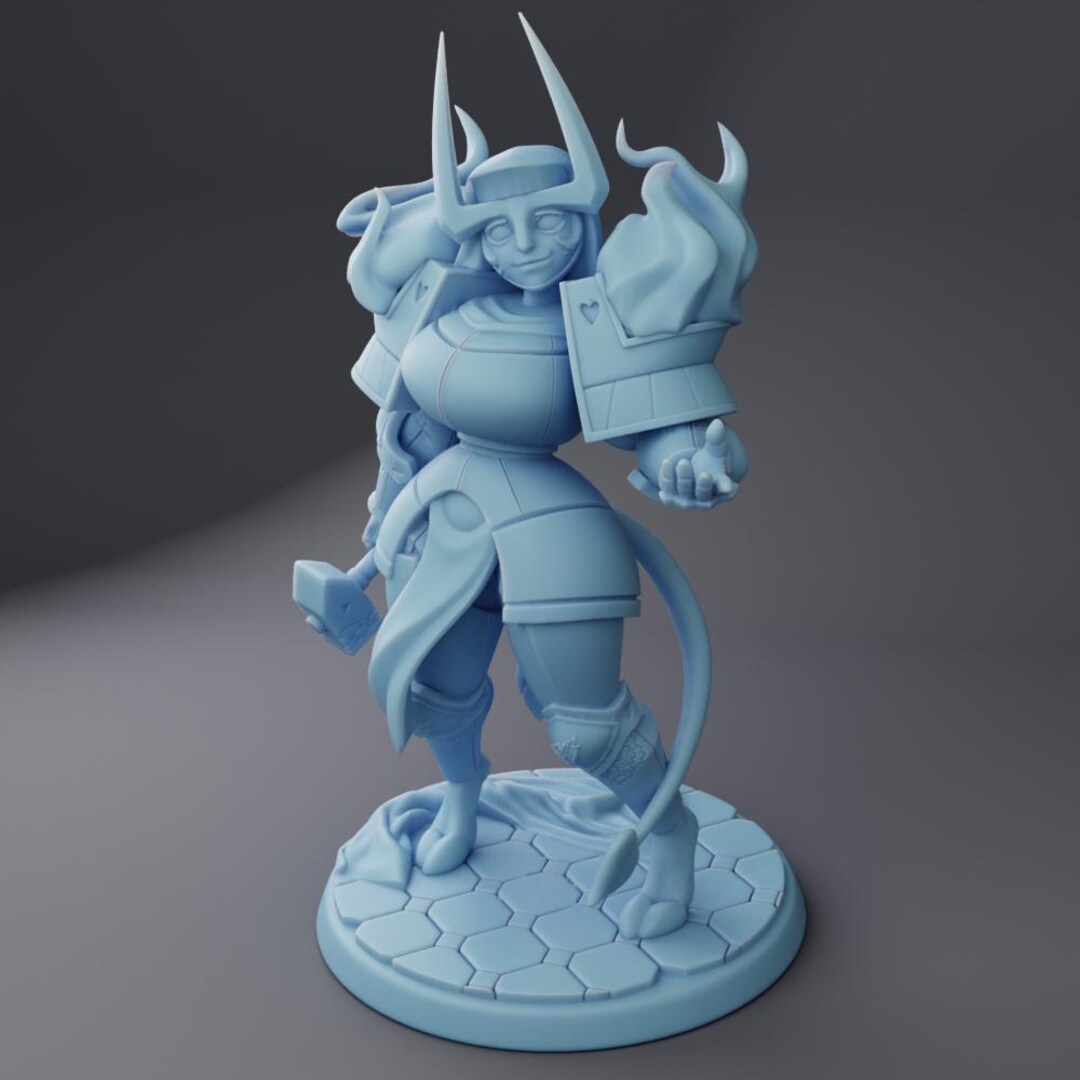 Dahlia, Cleric- Twin Goddess Miniatures April 2025 | Tiefling | Human ...