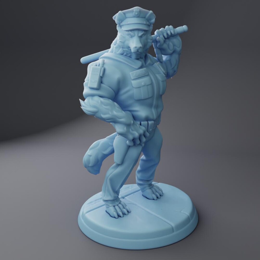 K9 Officer - Twin Goddess Miniatures October 2024 | Dogfolk | Werewolf ...