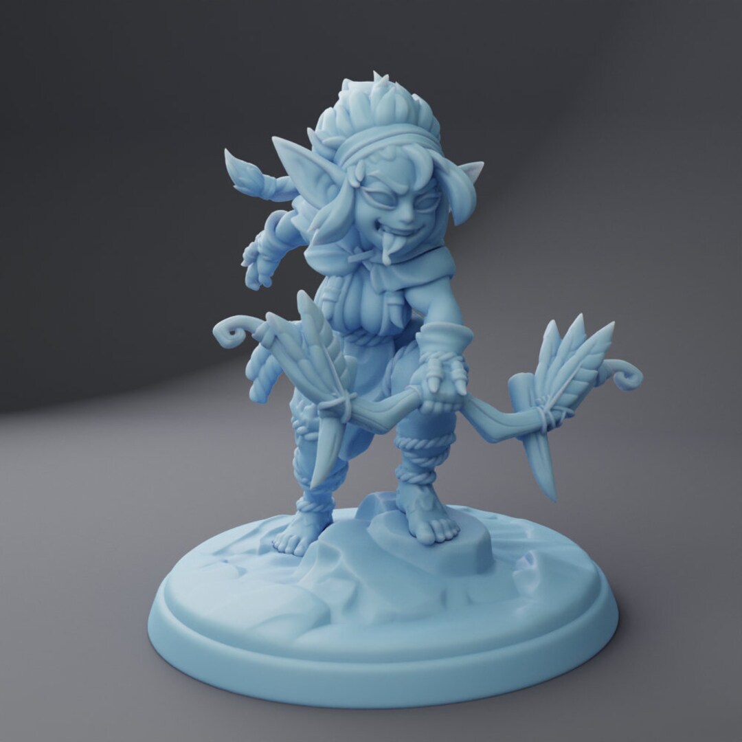 Stick, Goblin Ranger- Twin Goddess Miniatures September 2023 | Archer ...