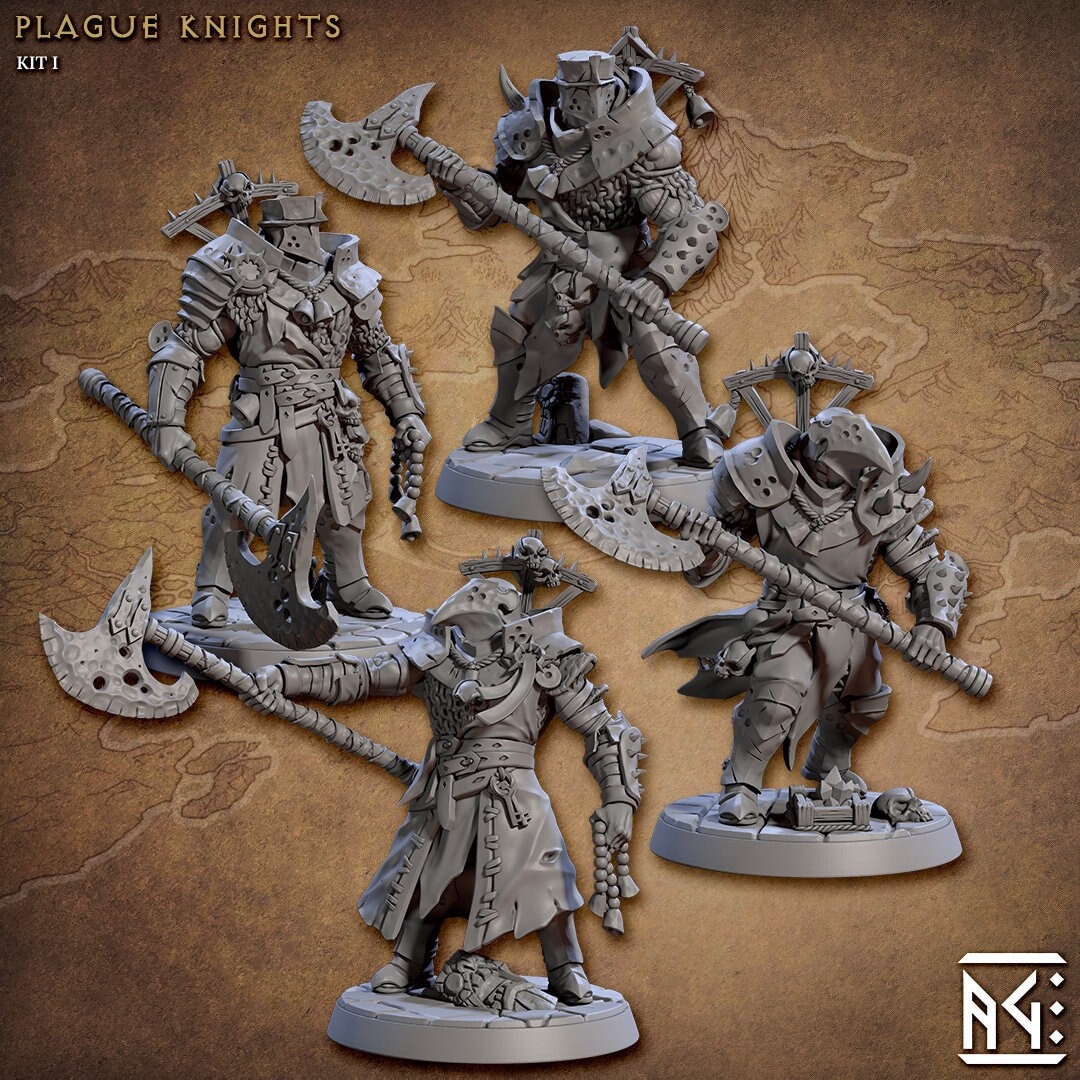 Plague Knights- 56 Rodburg Cultists of Melmora- Artisan Guild 56 ---4 ...