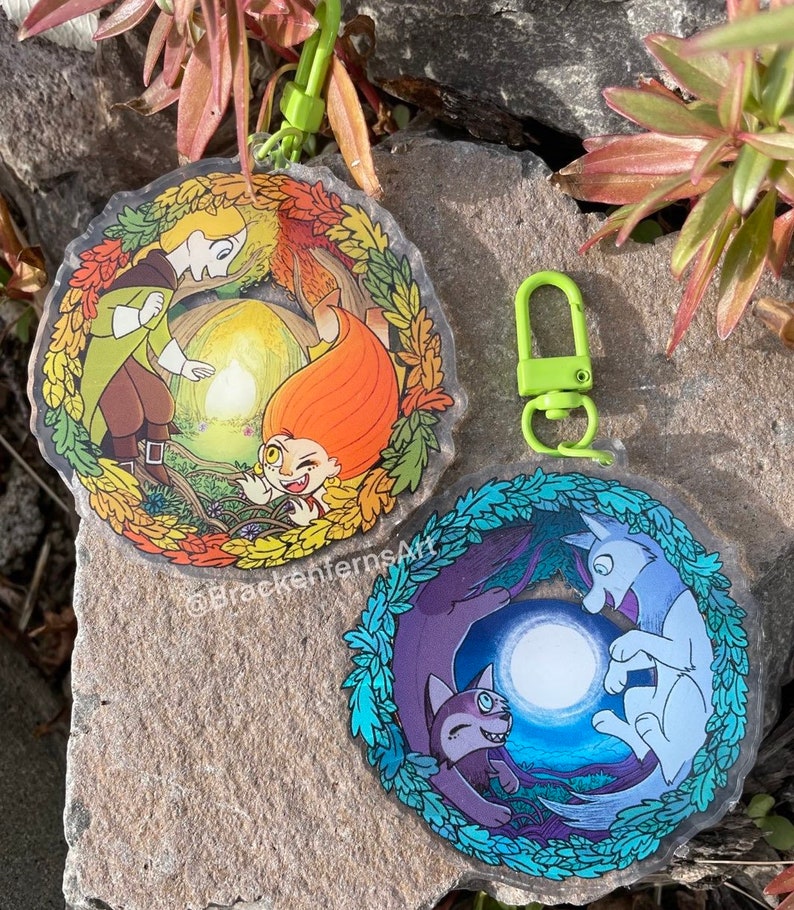 Wolfwalkers Fanmade Double Sided Acrylic Charm - Etsy