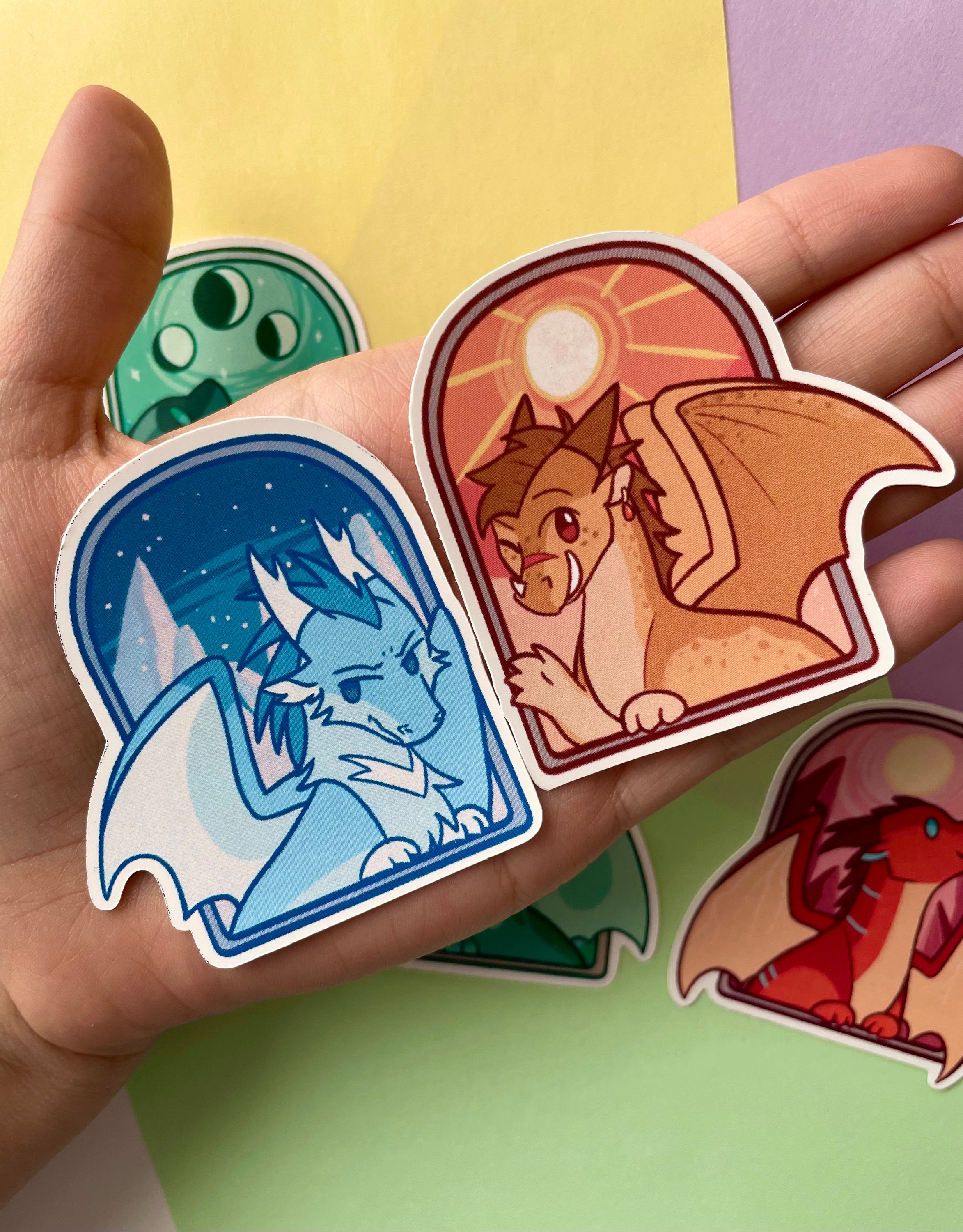 Wings of Fire Arc 2 Character Stickers - Etsy