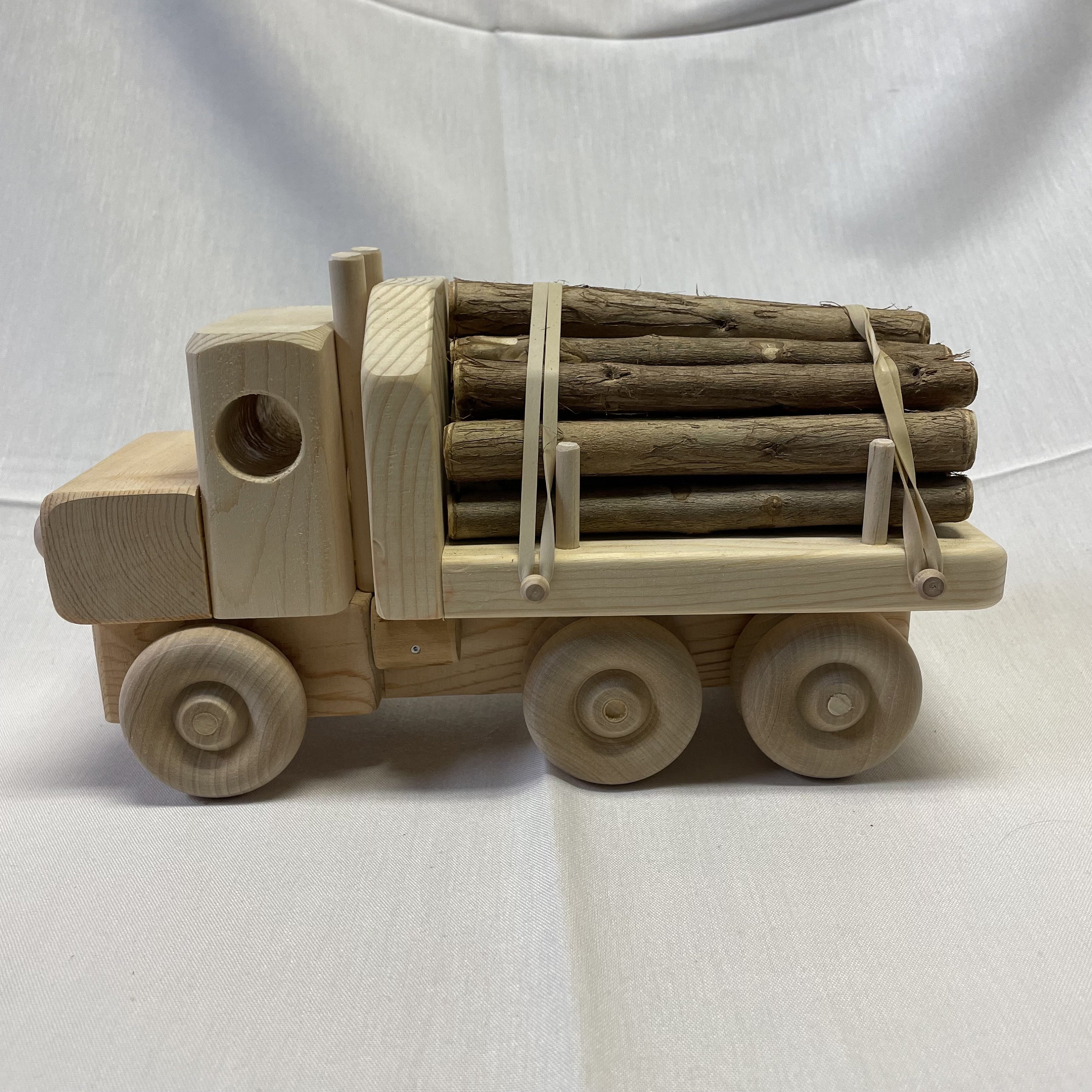 Large Wood Toy Log Truck - Etsy