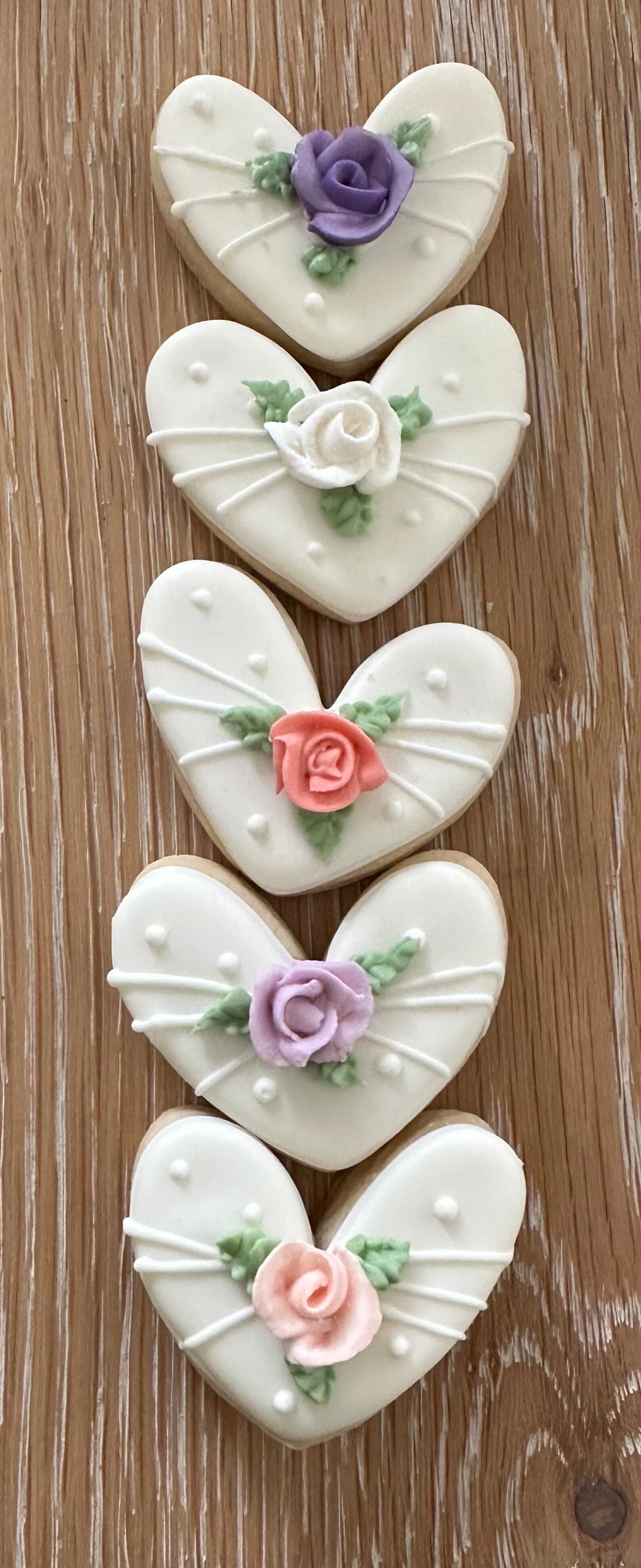 Mini Heart Sugar Cookies (2 Dozen) - Etsy