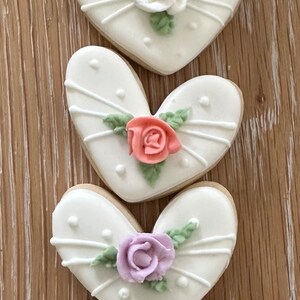 Mini Heart Sugar Cookies (2 Dozen) - Etsy