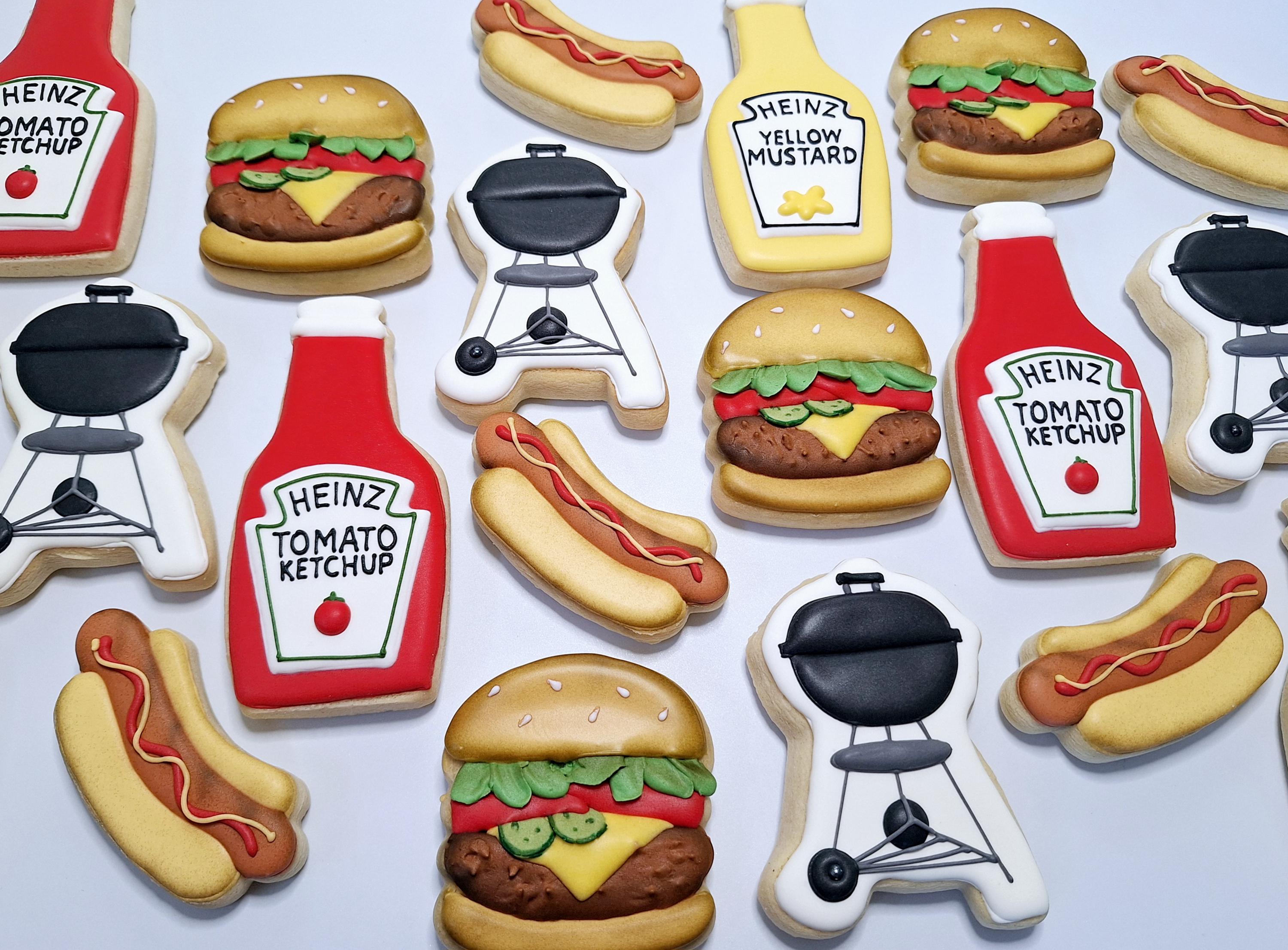 BBQ Themed Decorated Sugar Cookies - Etsy