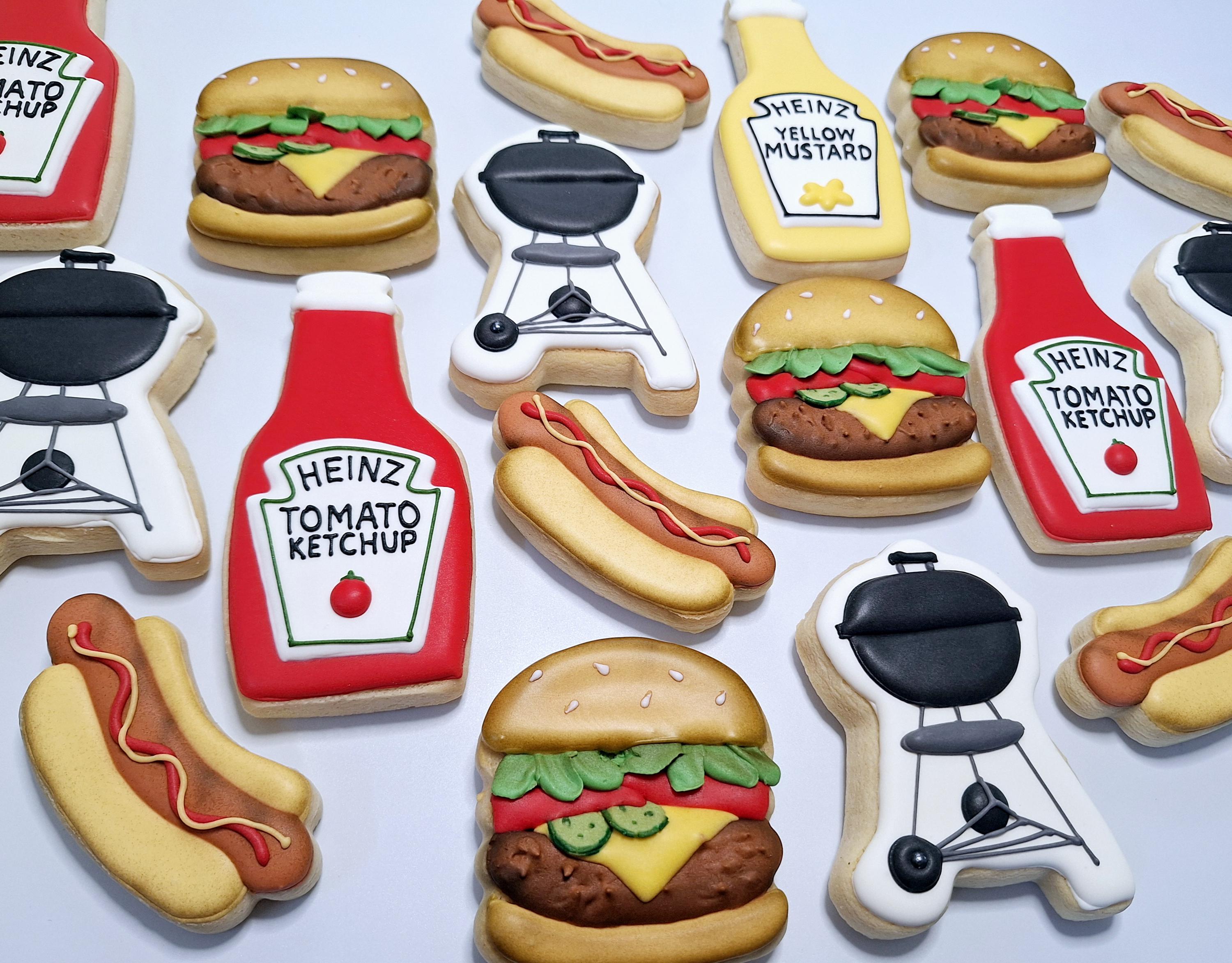 BBQ Themed Decorated Sugar Cookies - Etsy
