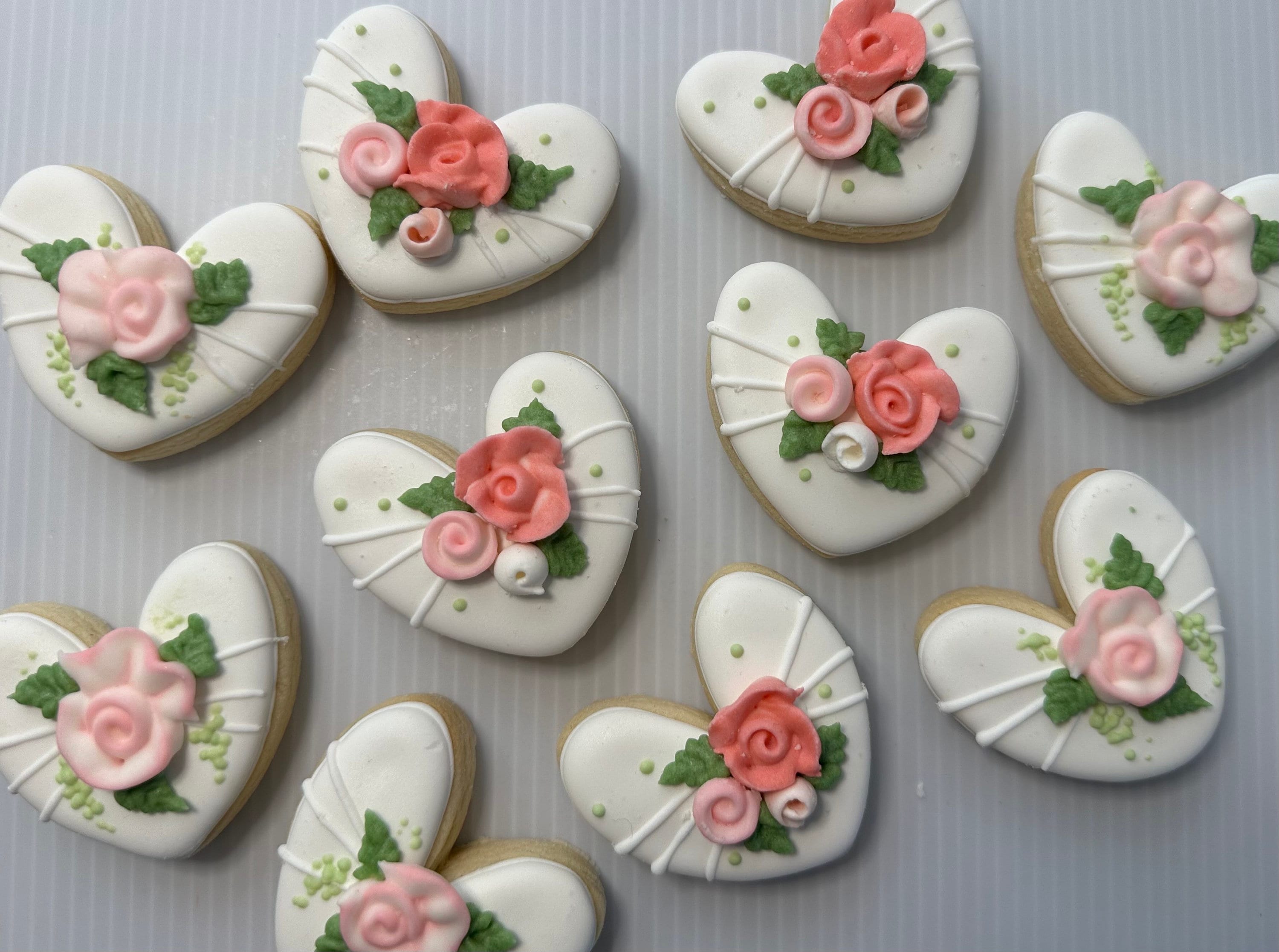 Mini Heart Sugar Cookies (2 Dozen) - Etsy