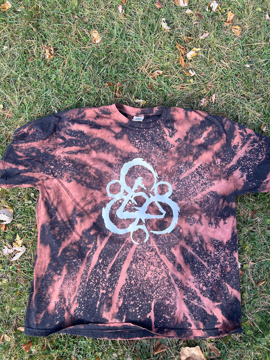 Coheed and Cambria Keywork Tie Dye Bleached Tshirt Tee Shirt - Etsy