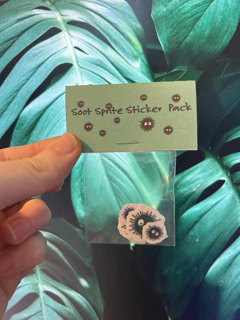 Soot Sprite Sticker Pack - Etsy
