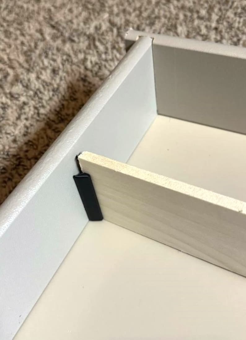 Adhesive Storage Divider Brackets, Custom Storage Organization, Peel ...