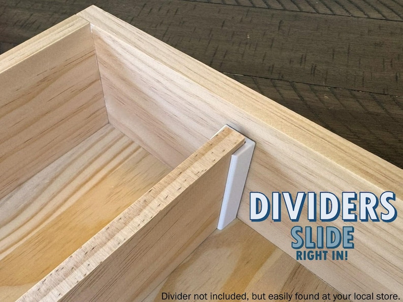 Divider Brackets, Peel & Stick, Drawer Organization, IKEA Alex - Etsy