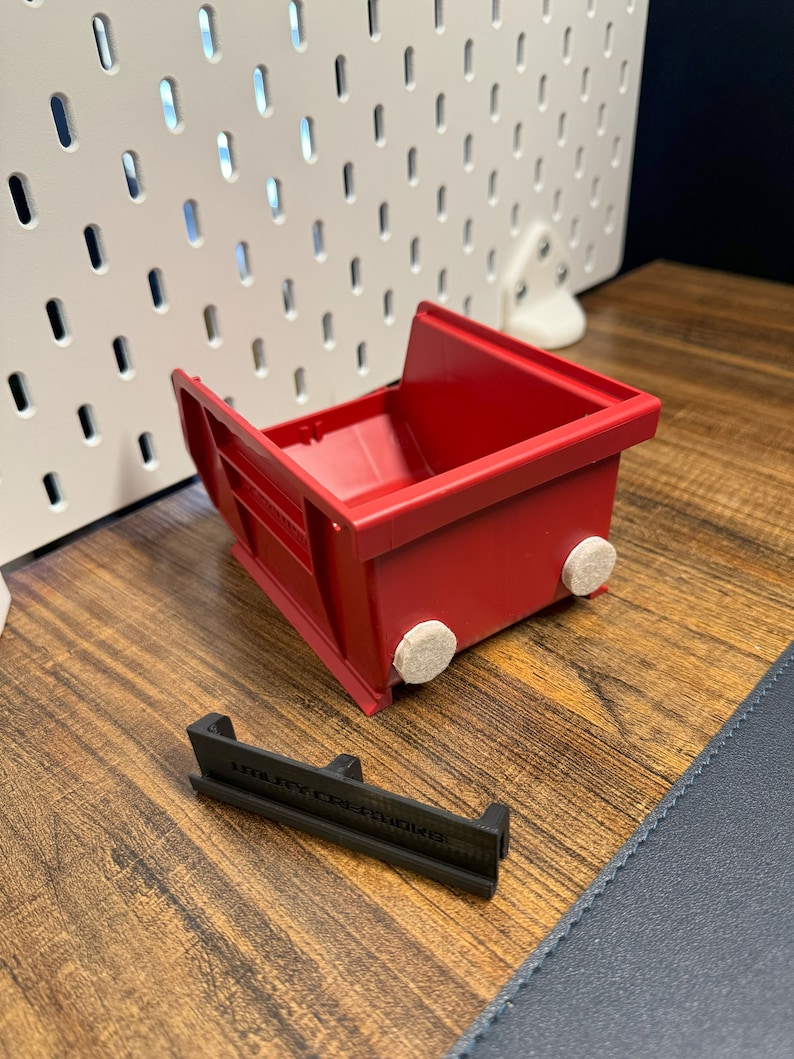 Bin Mount Ikea Skadis, Removeable Bins, Stackable Pins From Big Box ...