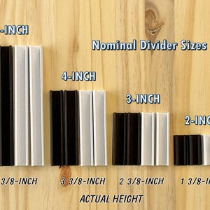 Drawer Divider Brackets | Glue-in Drawer Organizer System | Custom DIY ...