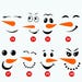 Custom Snowman Face Shirt: Funny Winter Family Christmas Tee - Etsy
