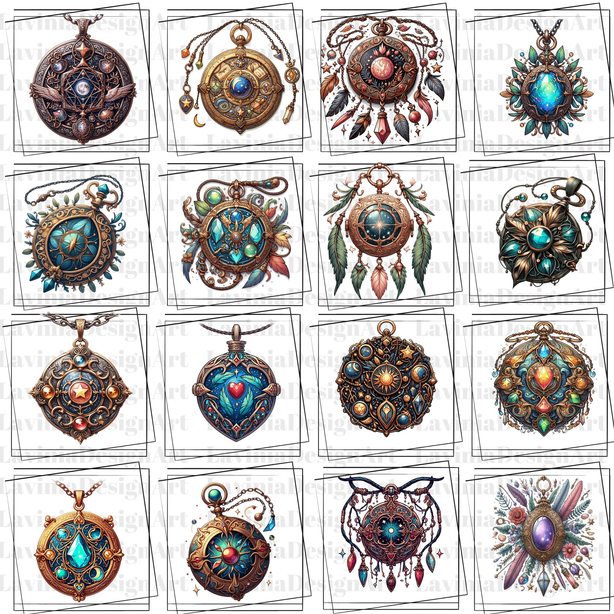 Mythical Talisman Clipart Watercolor Mythical Clipart Talisman PNG ...