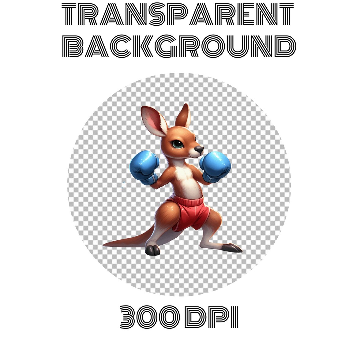 Boxing Kangaroo Clipart Watercolor Kangaroo Clipart Kangaroo Png Animal ...