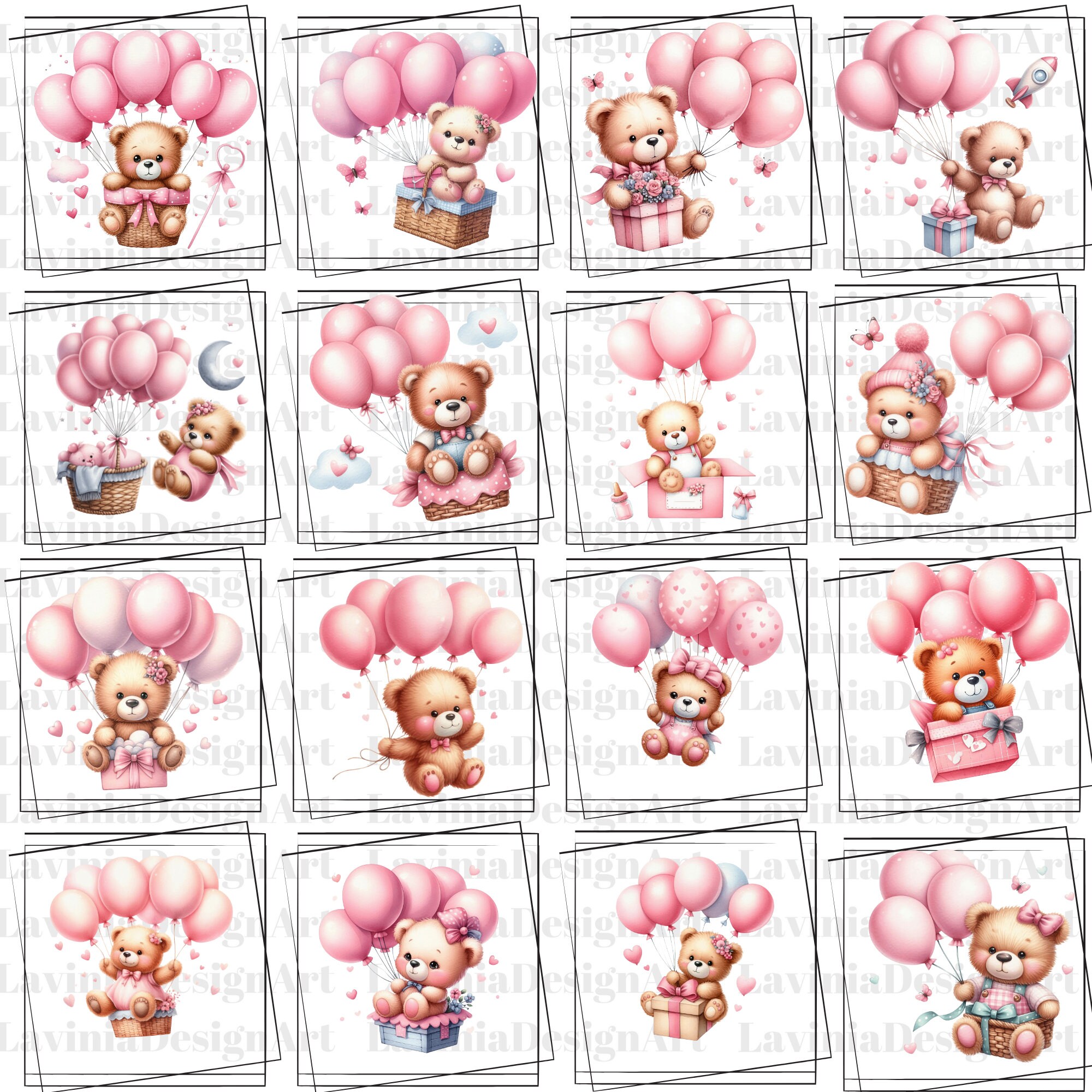 Happy Birthday Teddy Bear Clipart | Teddy Bear | Happy Birthday Clipart ...