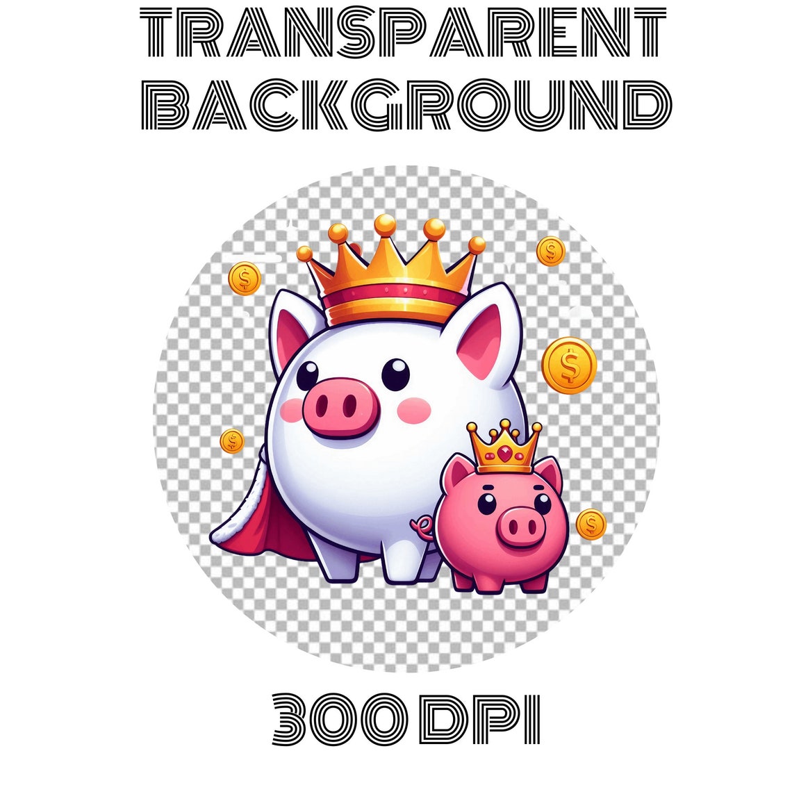 Piggy Bank Watercolor Clipart Piggy PNG Money Clipart Money Png Money ...