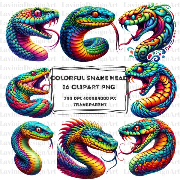Colorful Snakes - Etsy