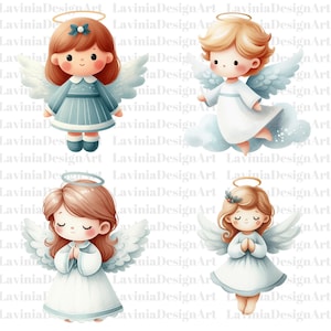 Art Angel Clipart Angel Clipart Cute Angel Watercolor Clipart ...