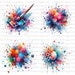 Watercolor Splash Clipart | PNG Paint Splatter | Clipart Colourful ...