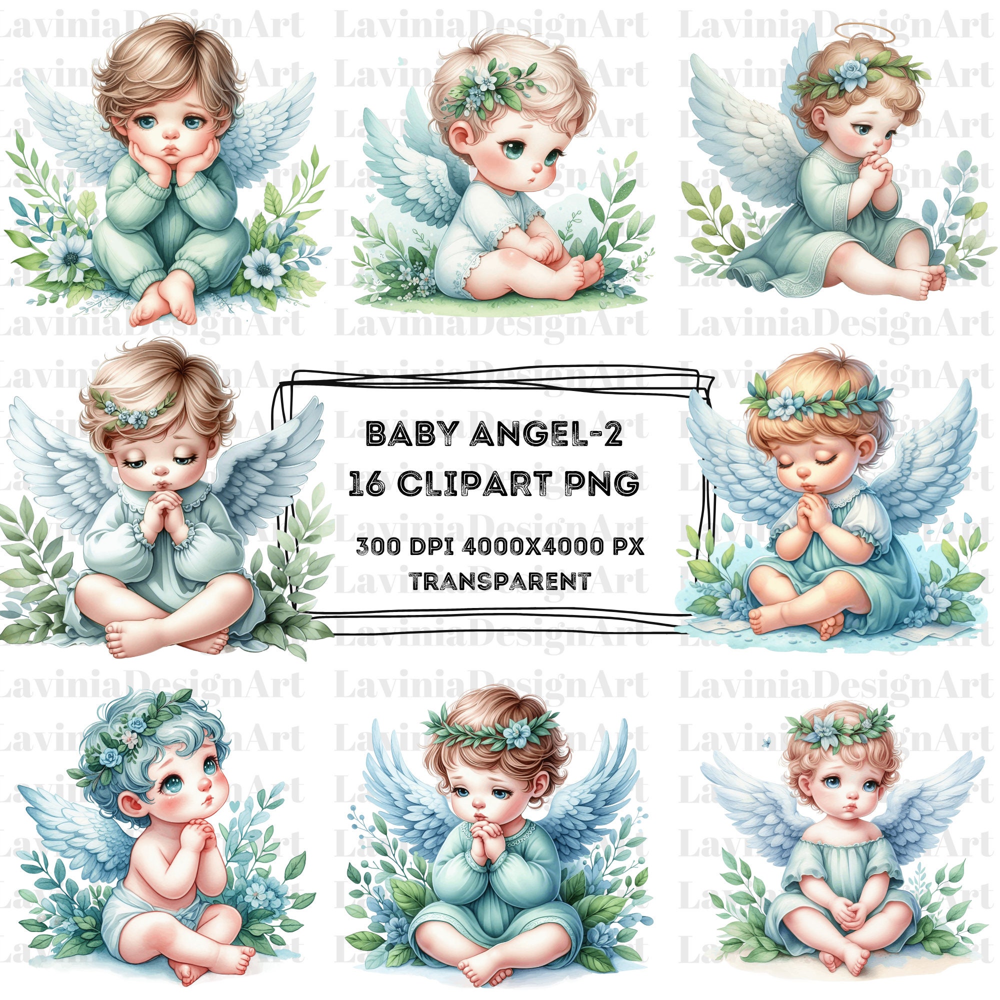 Cute Baby Angel Clipart | Angel | Baby Angles | Baby Shower Decoration ...