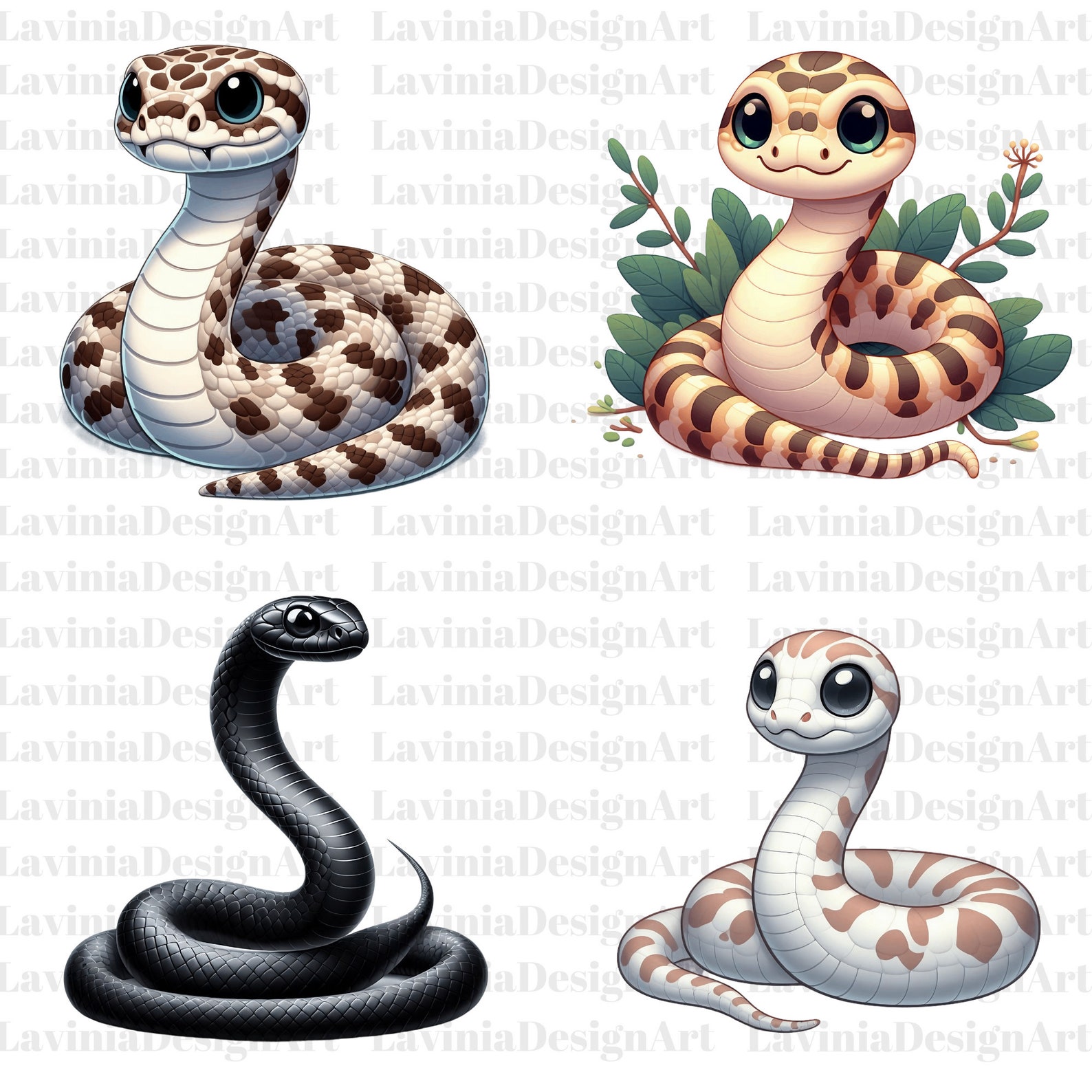 Snake Clipart Snake Clipart Watercolor Snake Png Color Snake Animal ...