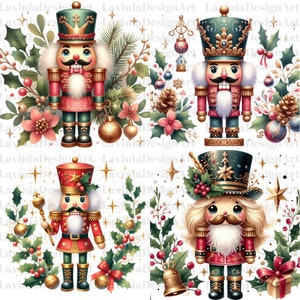 Christmas Nutcracker Clipart | Nutcracker Watercolor | Clipart Bundle ...