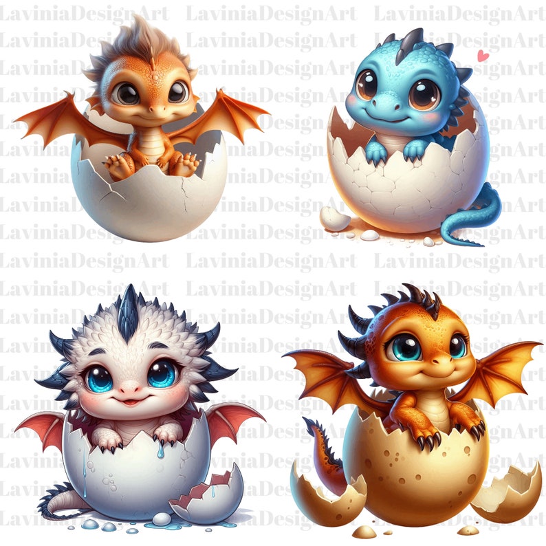 Dragon Egg Clipart Watercolor | Dragon Clipart | Egg Clipart | Dragon ...