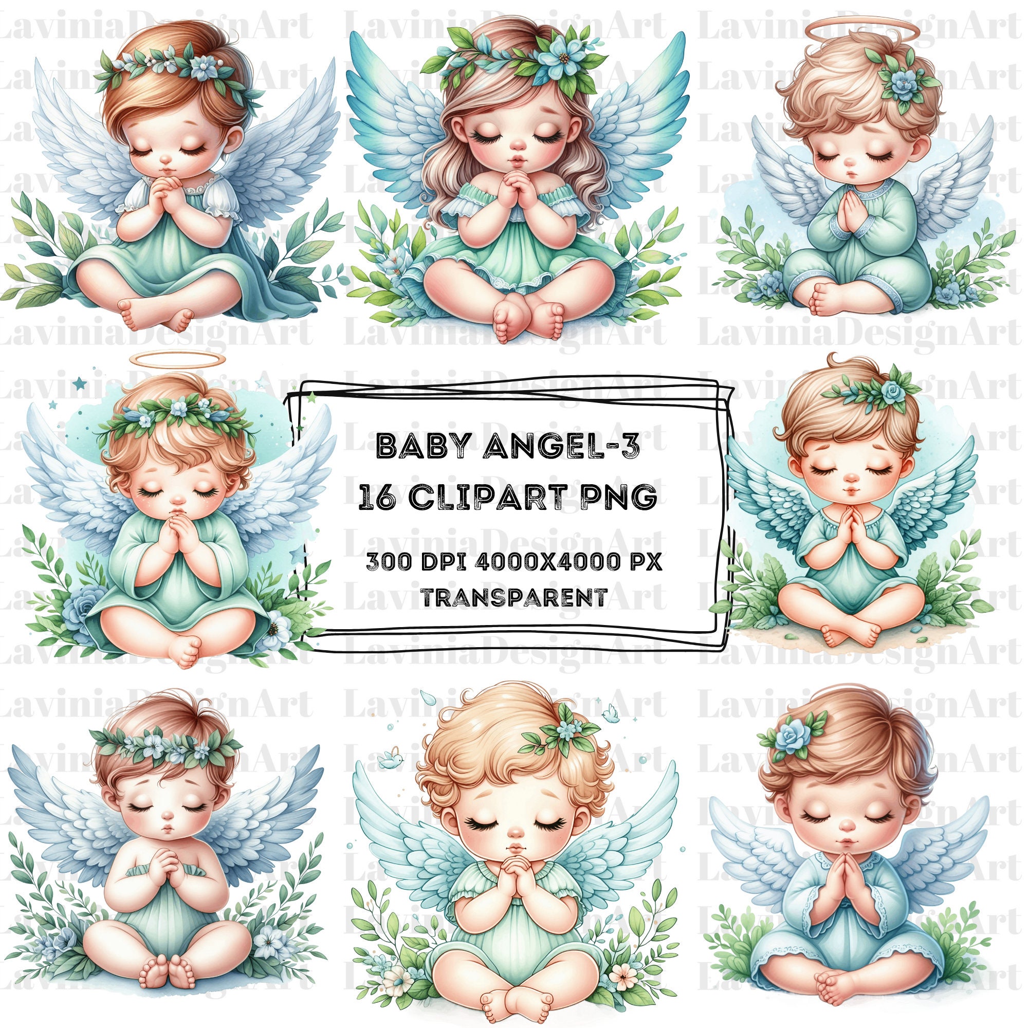 Cute Baby Angel Clipart | Angel | Baby Angles | Baby Shower Decoration ...