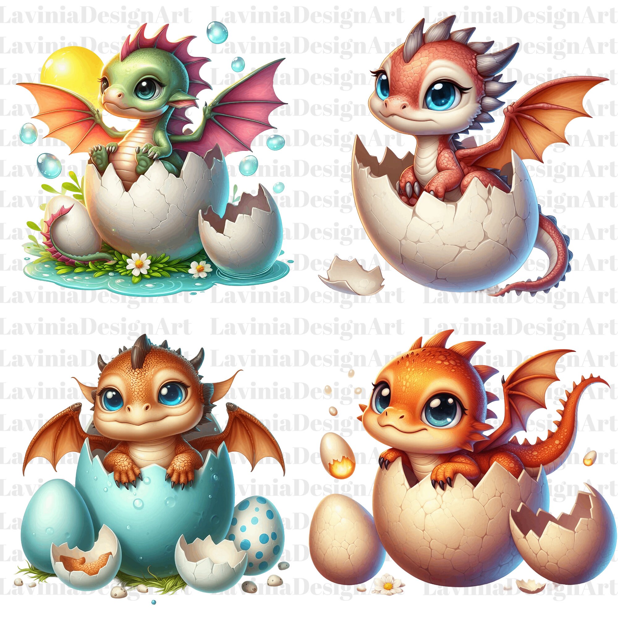 Dragon Egg Clipart Watercolor Dragon Clipart Egg Clipart Dragon Born ...