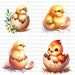 Chick Watercolor Clipart Chick PNG Chicken Clipart Chicken Watercolor ...