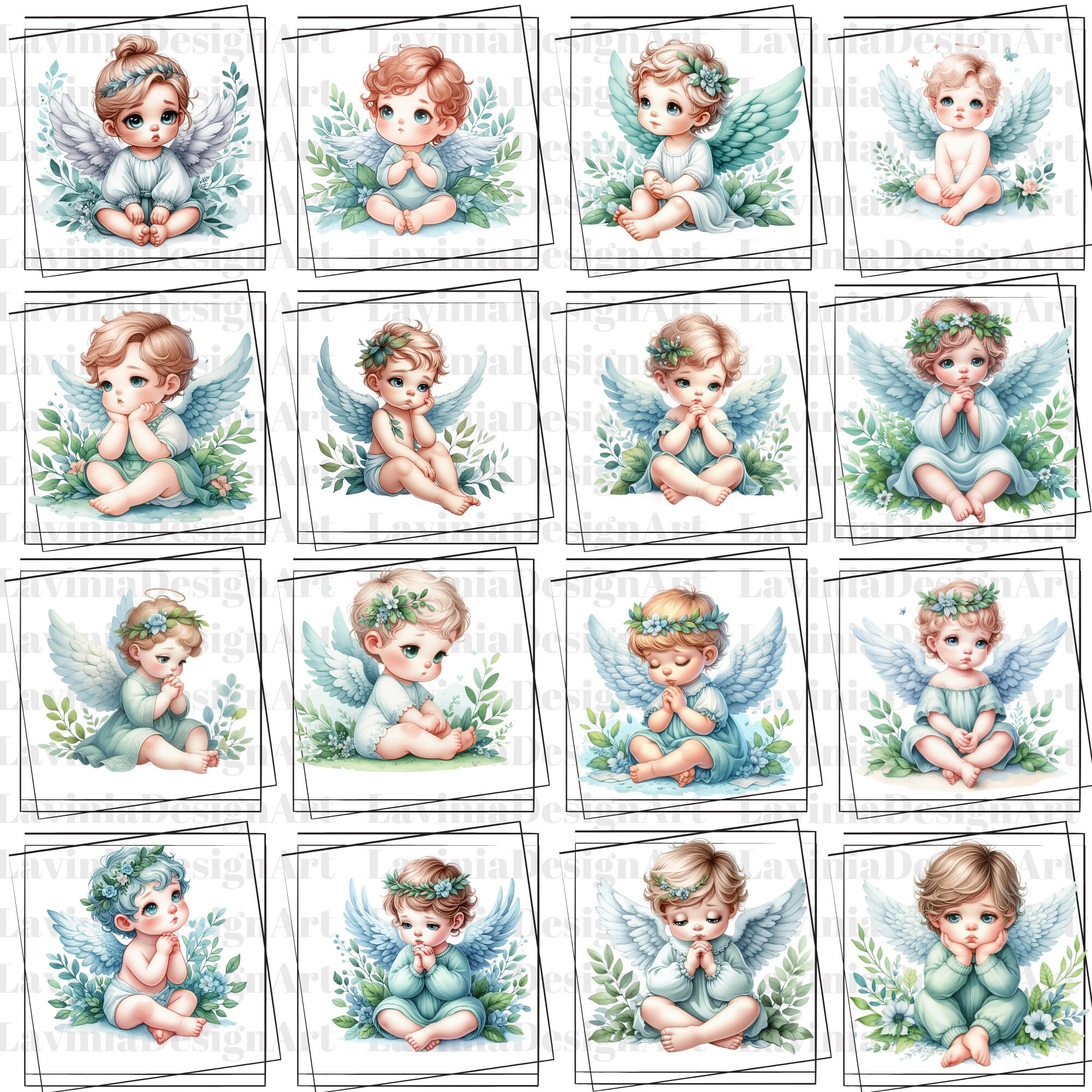 Cute Baby Angel Clipart Angel Baby Angles Baby Shower Decoration ...