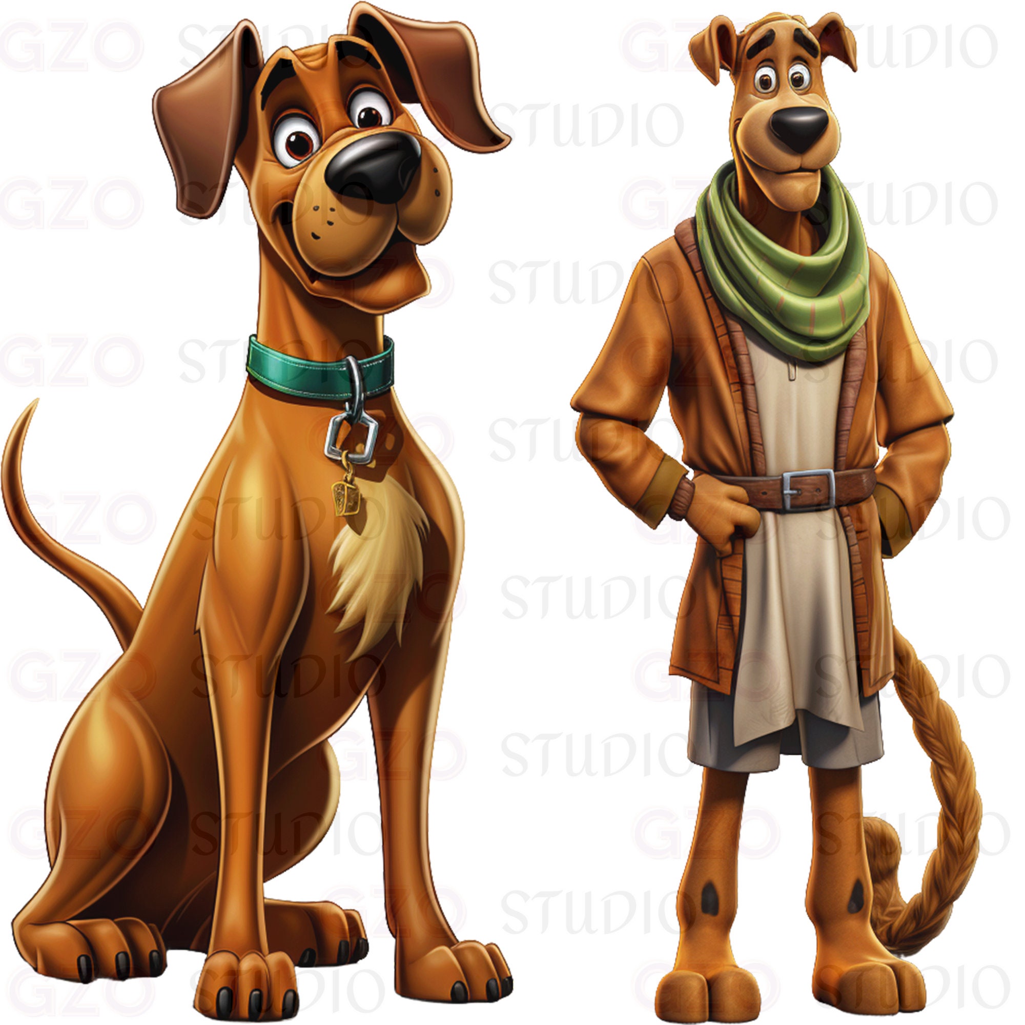 Scooby Doo Clipart Cute Scooby Doo Clipart Bundle Funny Scooby Doo ...