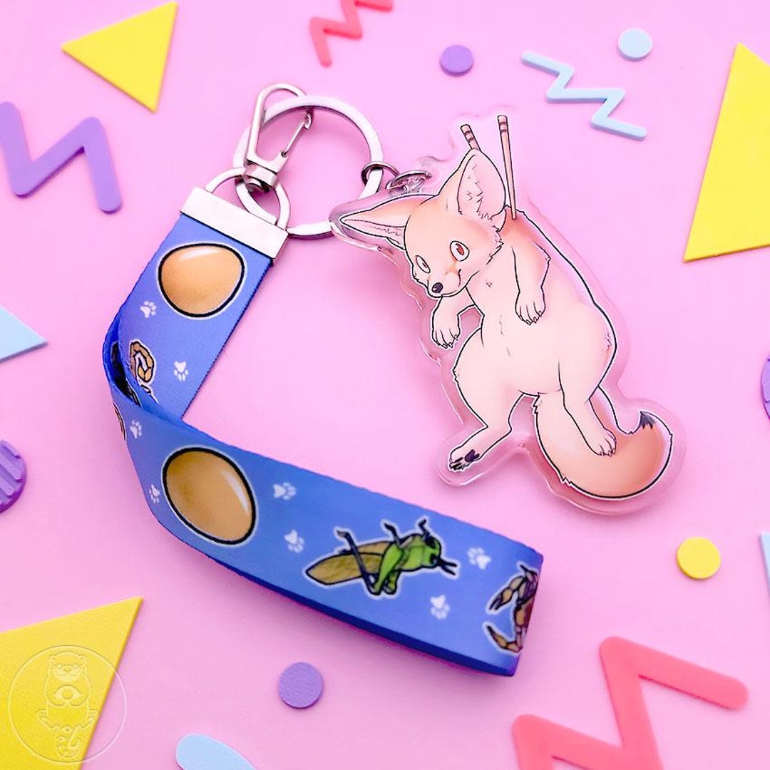 Animal Snacks Keychain - Fennec Fox - Etsy