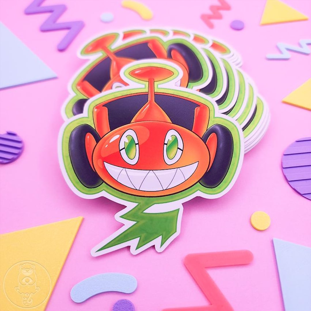Mow Rotom Sticker - Etsy