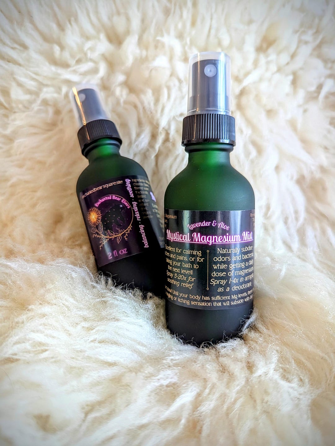 Magnesium Spray- NO Essential Oils! Aloe and Lavender-infused Oil ...