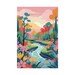 UNFRAMED Nature Art Colorful Rolled Poster, Landscape Wall Decor, Home ...