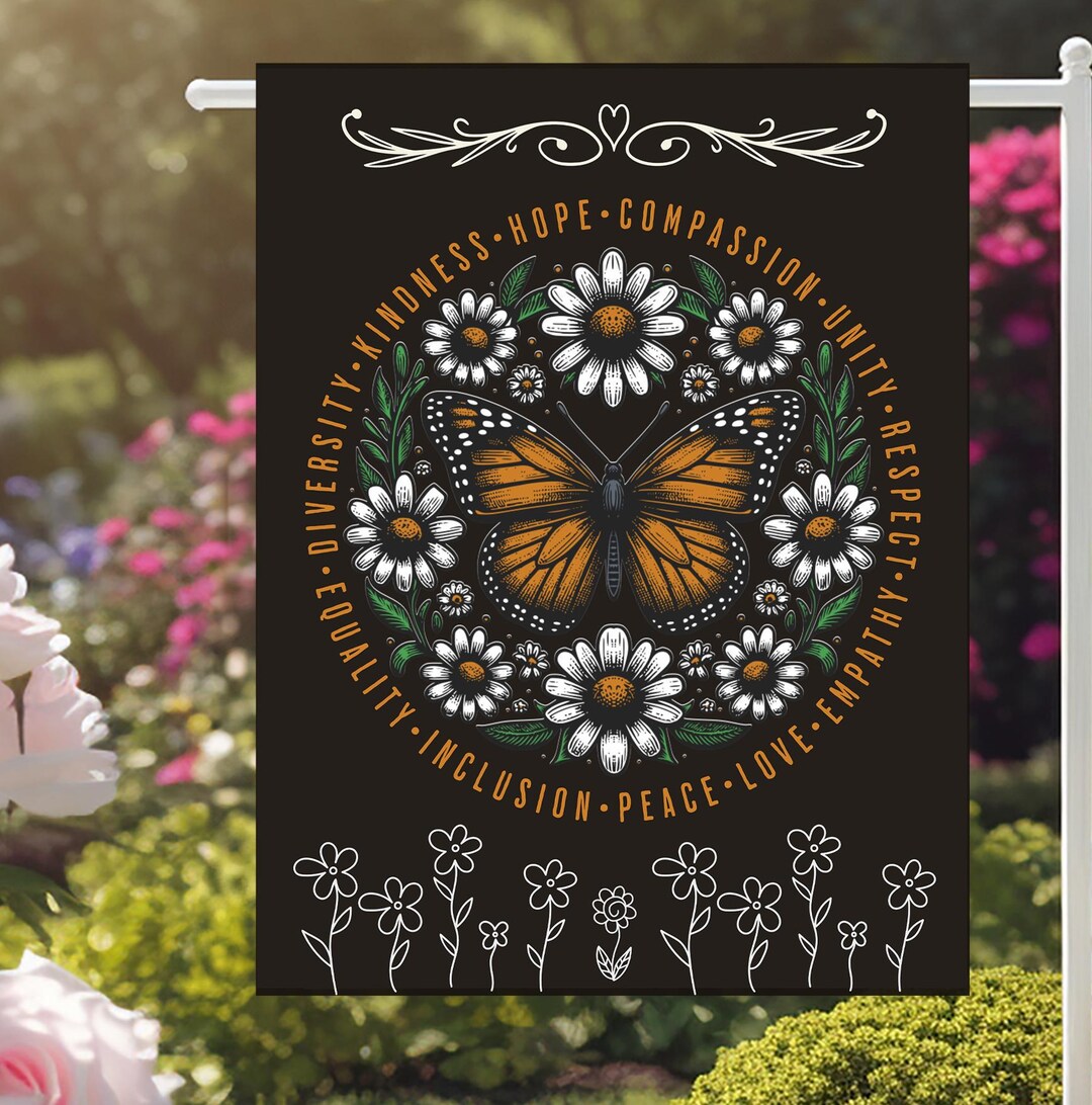 Garden Flage, Diversity Flag for Garden & House, Inclusive Outdoor ...